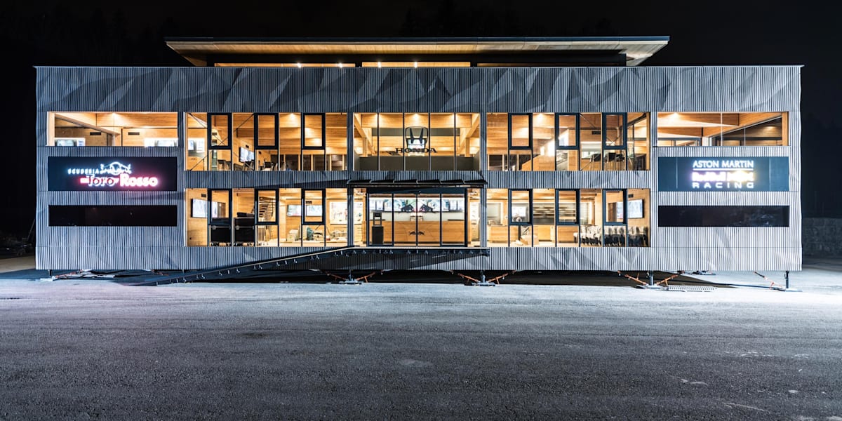 New 2019 Red Bull F1 Energy Station: Photos and video