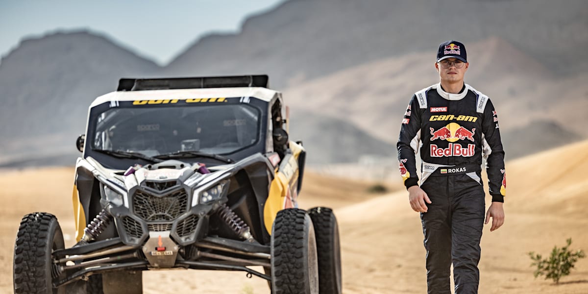 Rokas Baciuška šį Dakarą važiuos po RED BULL CAN-AM FACTORY TEAM vėliava