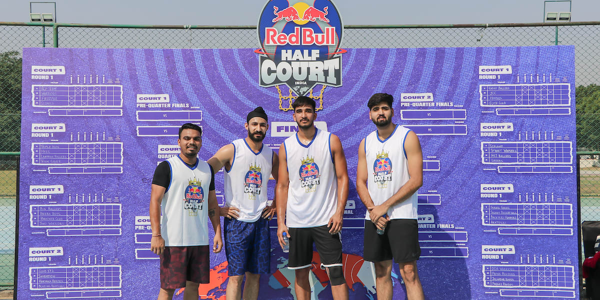 RCF Team in Red Bull Half Court: 3v3 basketball team