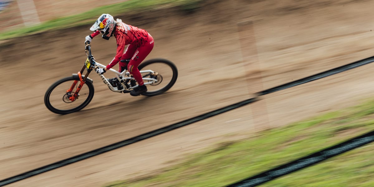 UCI MTB World Cup: Val di Sole women's DH winning run
