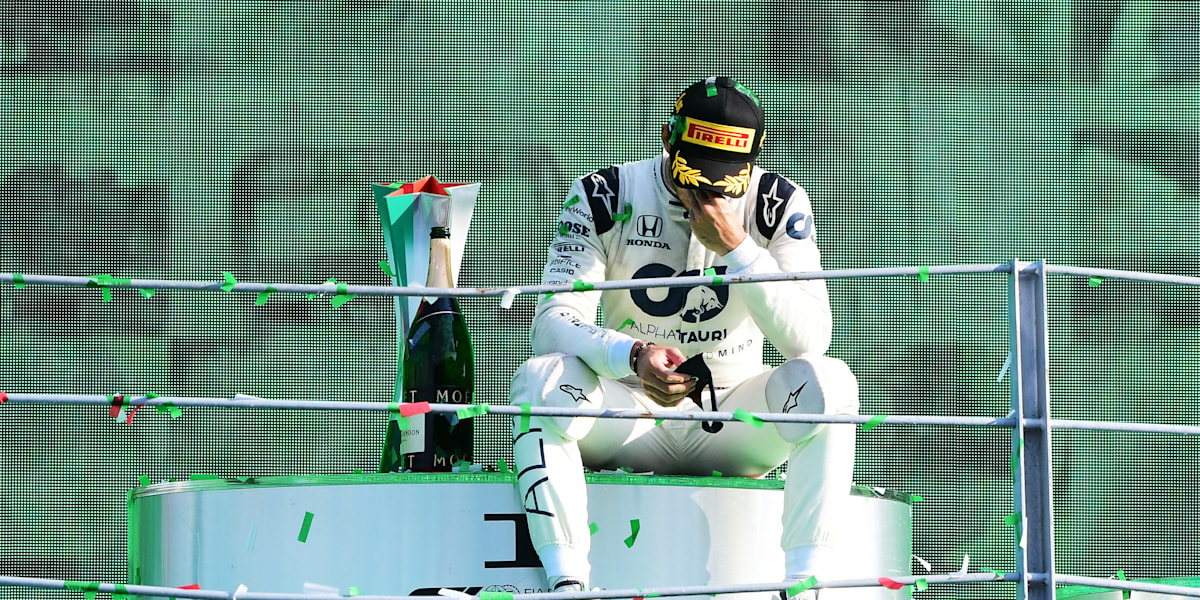 La victoire de Pierre Gasly au Grand Prix F1 d'Italie