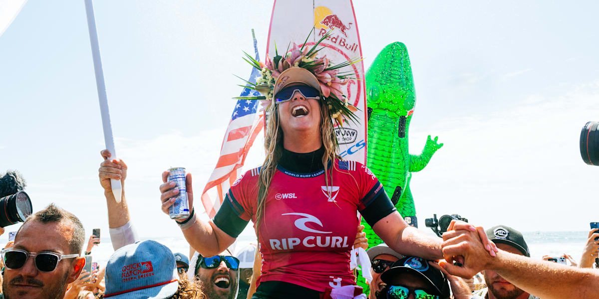 World Champion Olympic Surfer Caroline Marks Interview