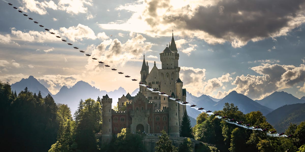 Max Manow's Wingsuit Premiere at Neuschwanstein Castle