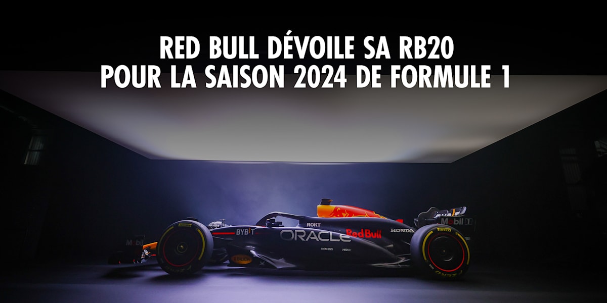 Red Bull présente sa RB20 pour la saison de F1 2024