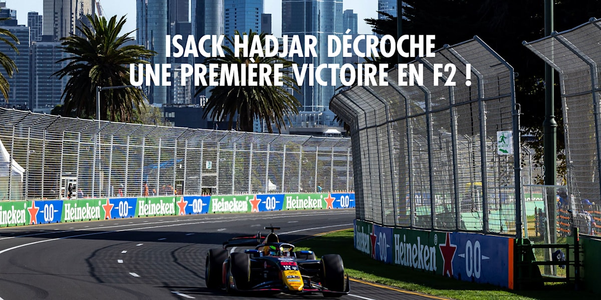 Isack Hadjar: première victoire en F2 au GP d'Australie