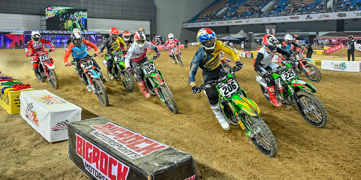 Indian Supercross Racing League: Photos and experience