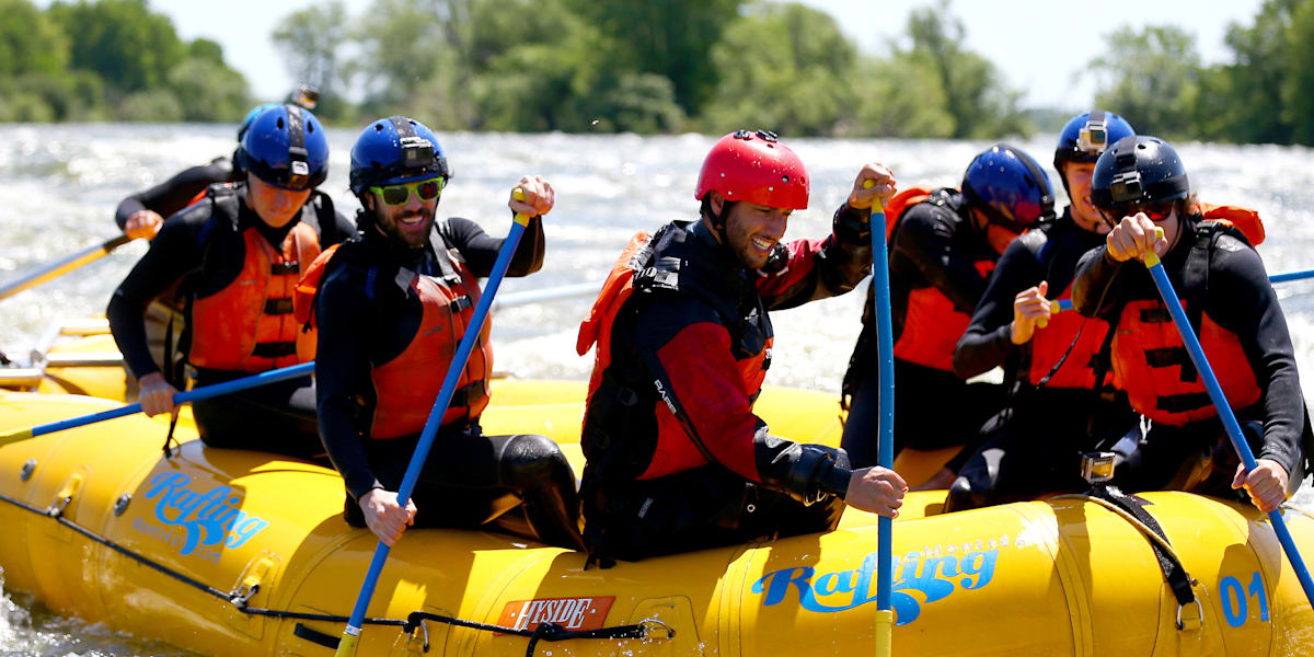 Red Bull Racing F1 Team: Whitewater rafting in Montréal