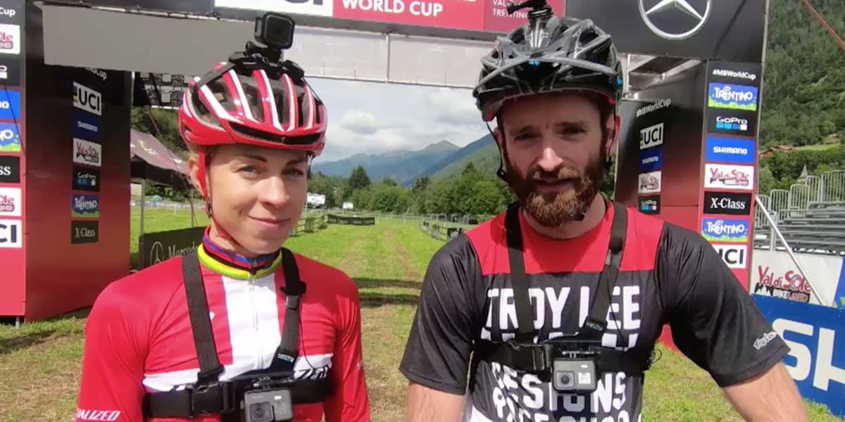 Track Talk: Ric McLaughlin and Annika Langvad MTB video