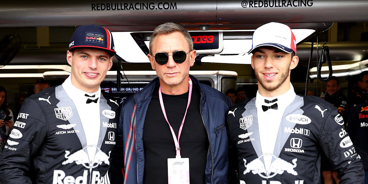 Red Bull Racing: Verstappen/Gasly James Bond tribute