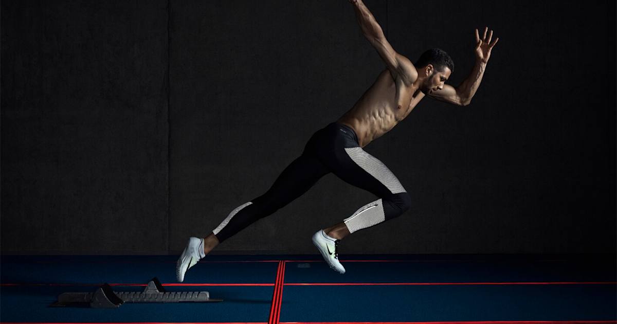 Freezing the 400m Hurdle Champion Kariem Hussein