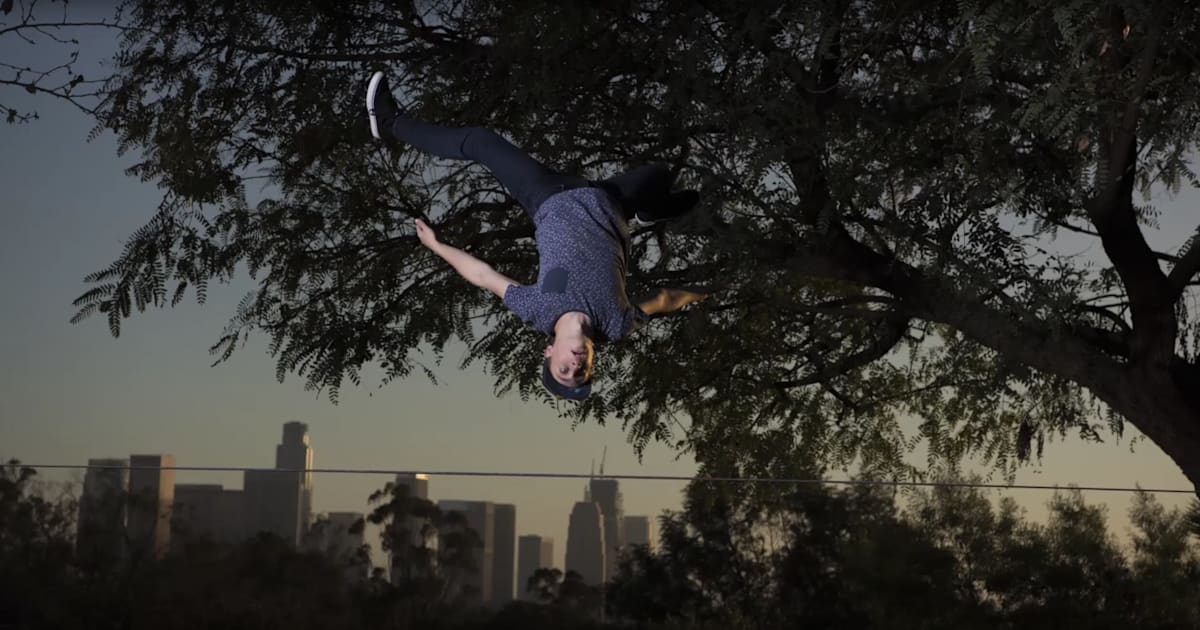 Slacklining with Lucas Gilman and Alex Mason