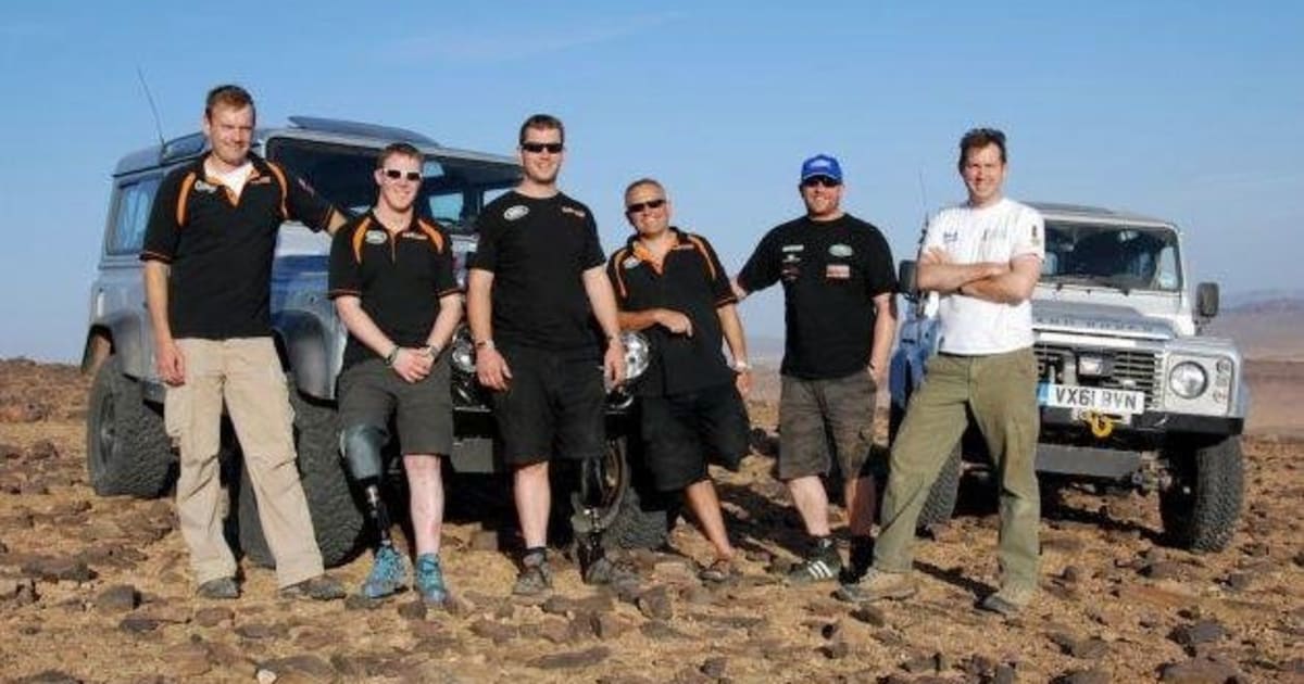 Injured soldiers take on the Dakar Rally