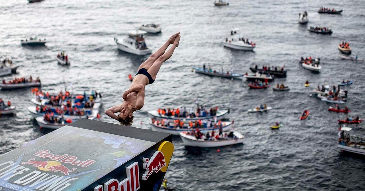 Toda a ação do Red Bull Cliff Diving nos Açores