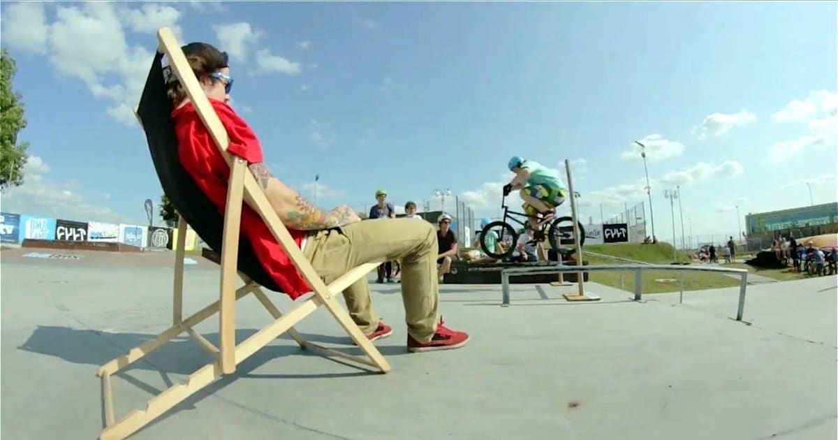 Ben Lewis odwiedził Bmx Camp - video