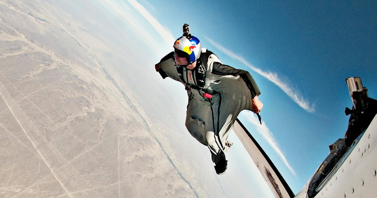 Como estes seres humanos conseguem voar?