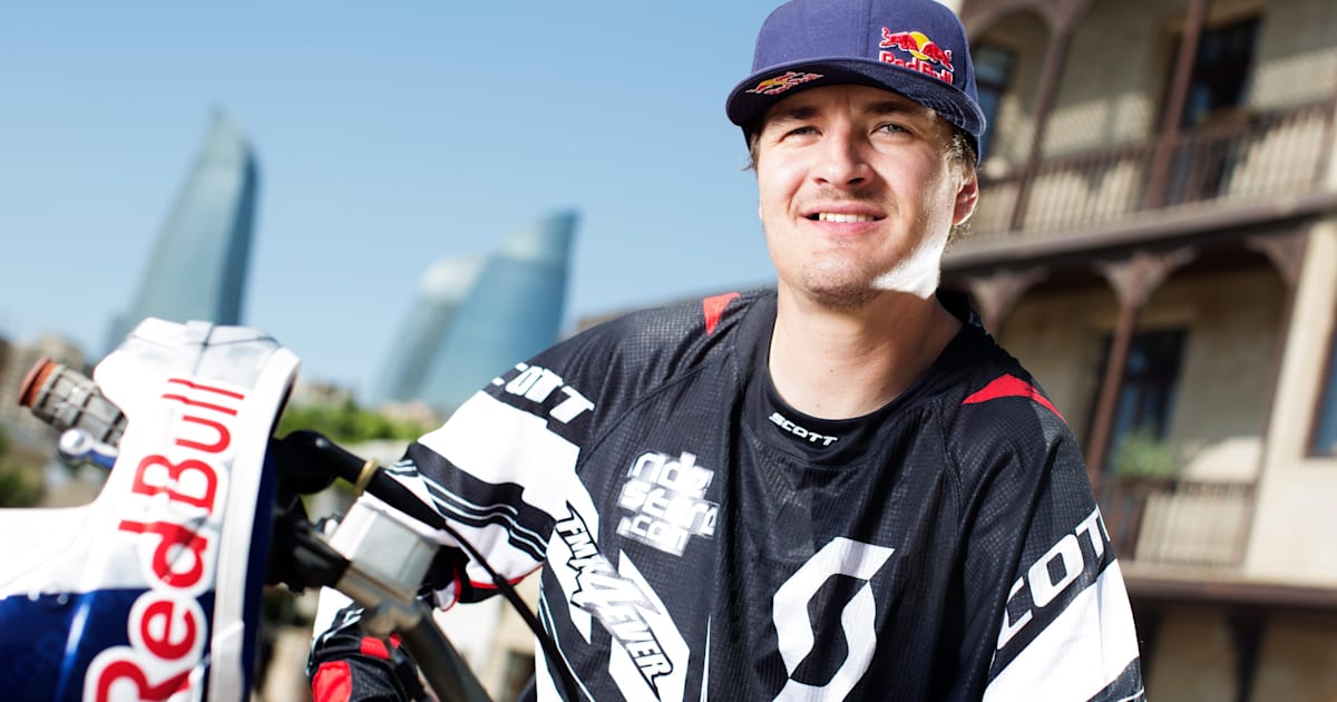 Daniel Bodin en snowmobile au Nitro Circus Live