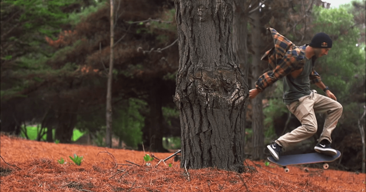 Video: cómo patinar en medio del bosque