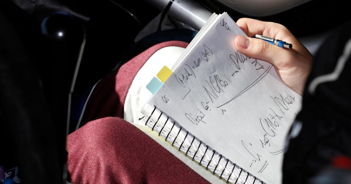 Perfecting the pace notes at Rally de Portugal