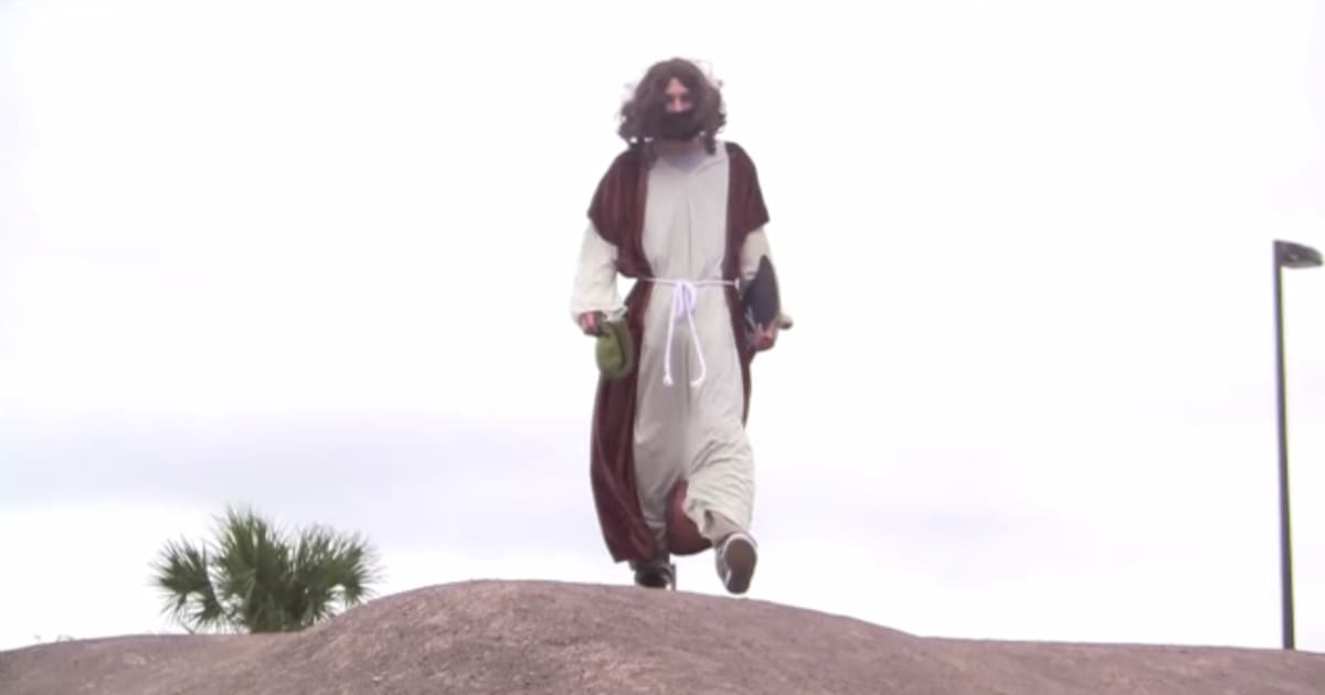 Jesus está de volta... e de skate!