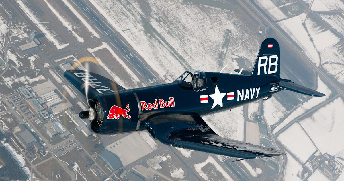 Red Bull Flying Bulls at Flying Legends airshow 2014