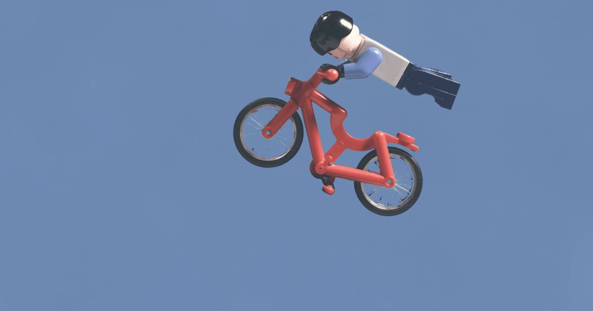 LEGO Mountain Biking | Animation | Freeride | MTB