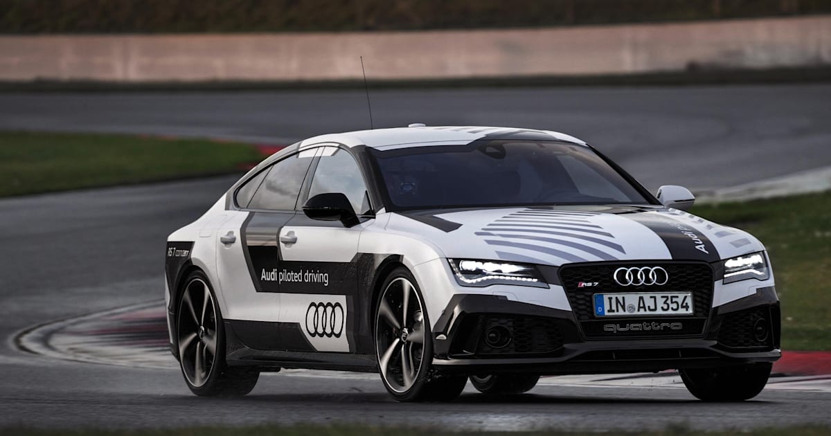 Audi RS7 piloted concept lap with Frank Biela