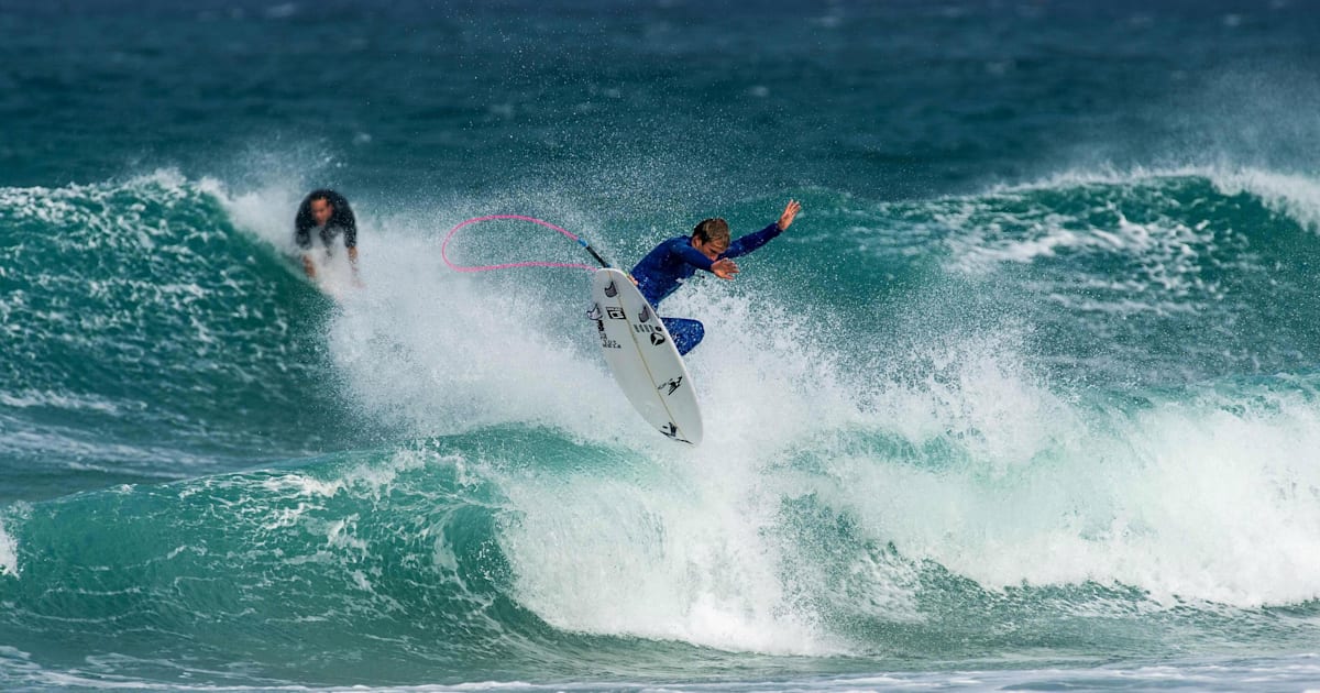 Jordy Smith and Josh Kerr in photos