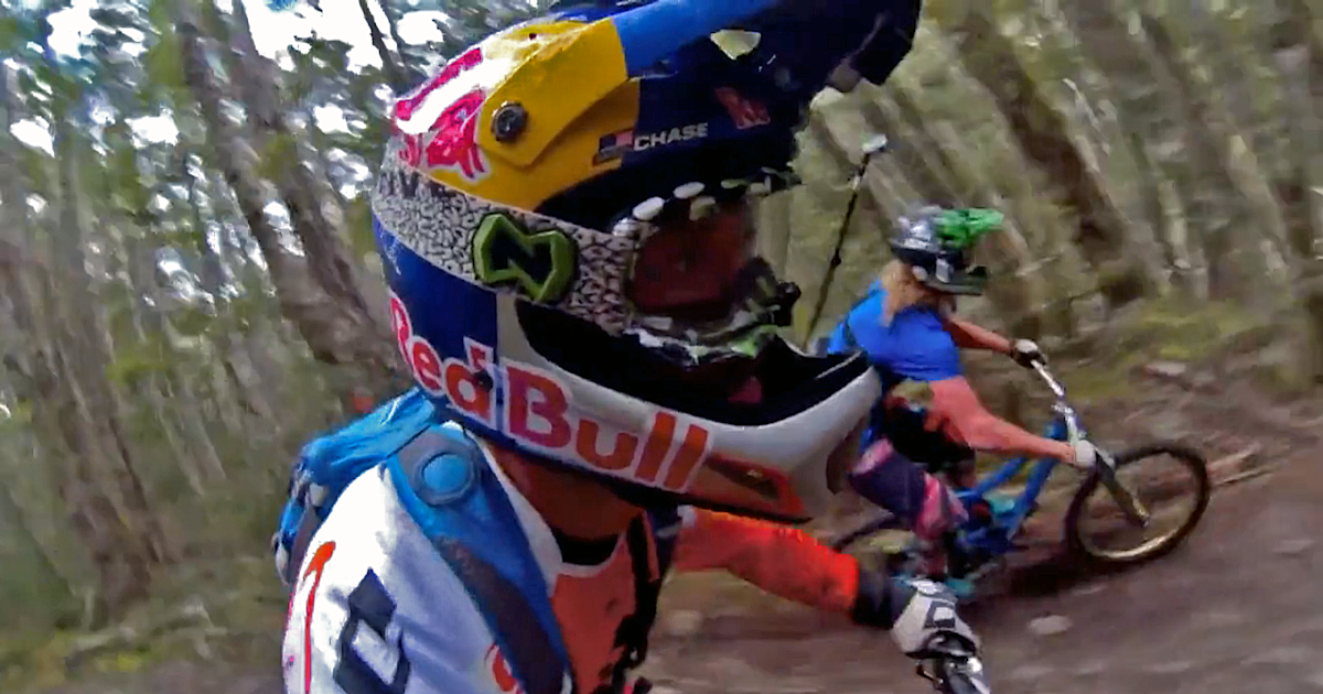 Aaron Chase and Kelly McGarry MTB in New Zealand