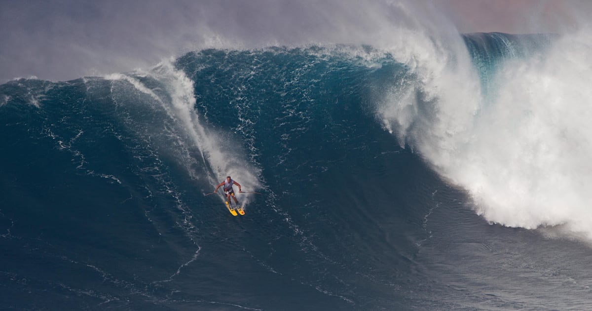 Meet the Guy Riding Waves Like Mountains | Wave-Skiing