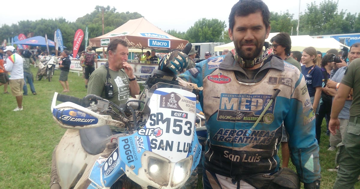 Sergio Petrone llegó al final de un Dakar luego de cinc