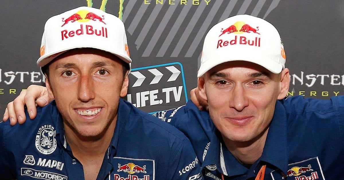 Tony Cairoli and Stefan Everts Red Bull KTM Motocross