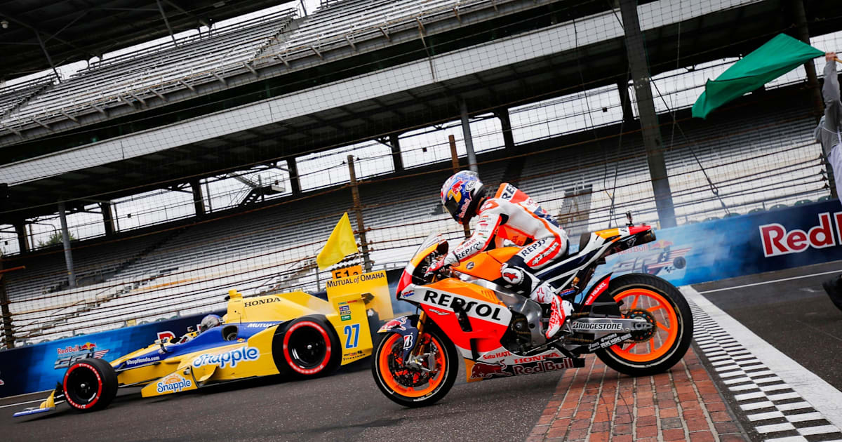 MotoGP Dani Pedrosa IndyCar Marco Andretti race clip