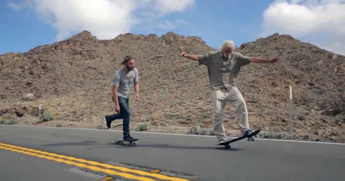 Neal Unger: 60 años y sigue patinando