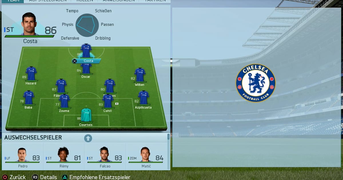 Play Fifa Chelsea