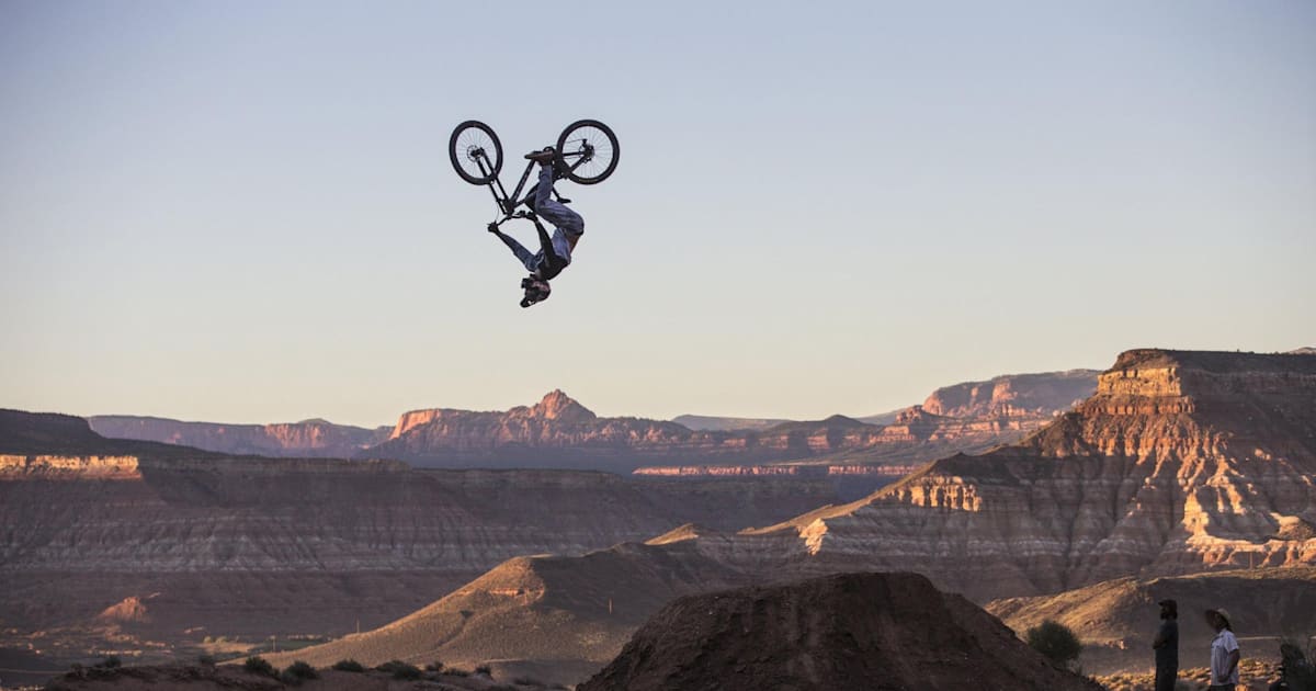 O Brandon Semenuk στο Red Bull Rampage 2015