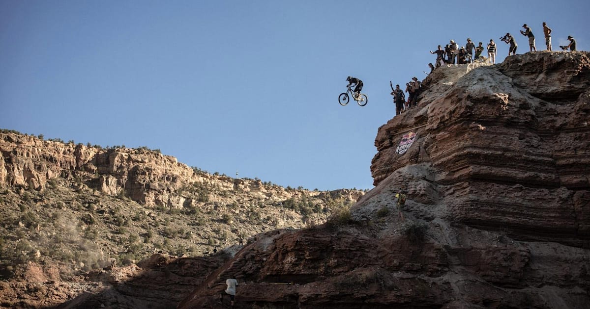Red Bull Rampage 2015 Tyler McCaul Huge Drop