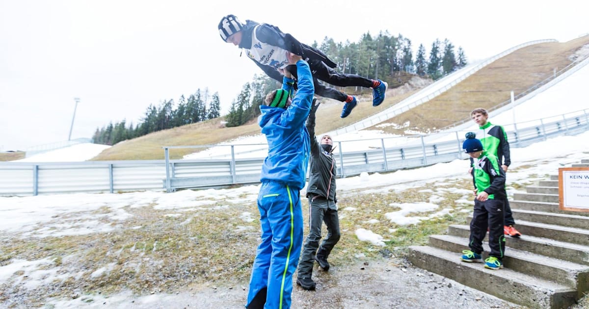 Goldi Wintercamp 2015 mit 40 Nachwuchs-Skispringer