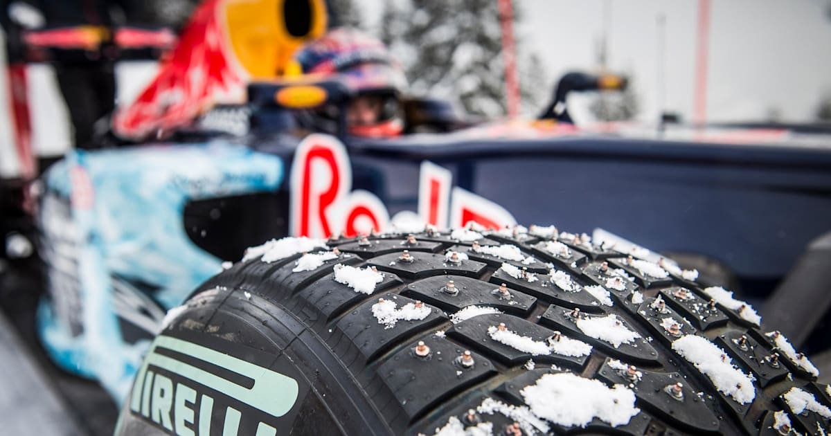 Behind scenes at the F1 winter showrun in the Alps