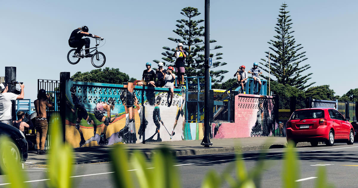 Dawid Godziek BMX holiday New Zealand road trip photos