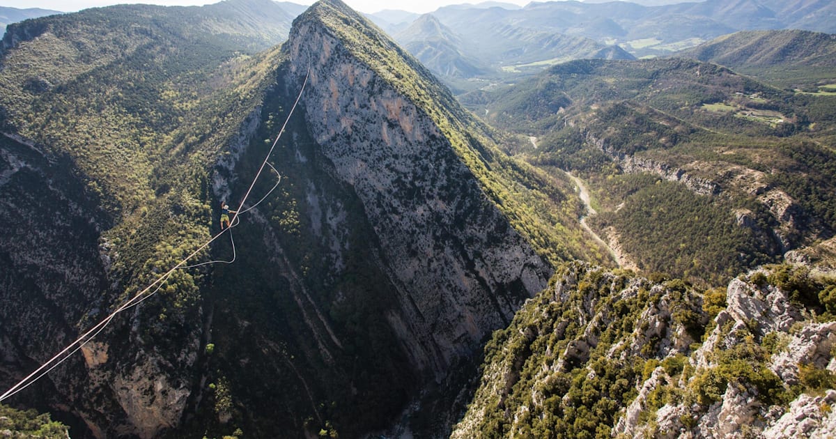 slackline svetovni rekord red bull