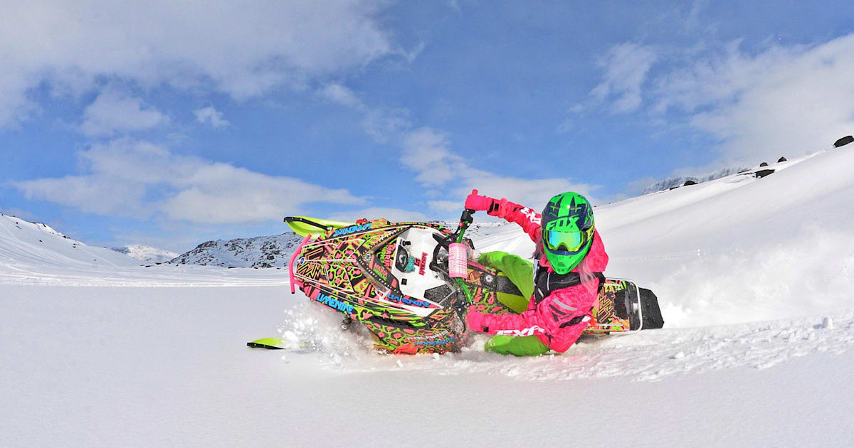 Bli kjent med snøscooterkjører Maria Sandberg