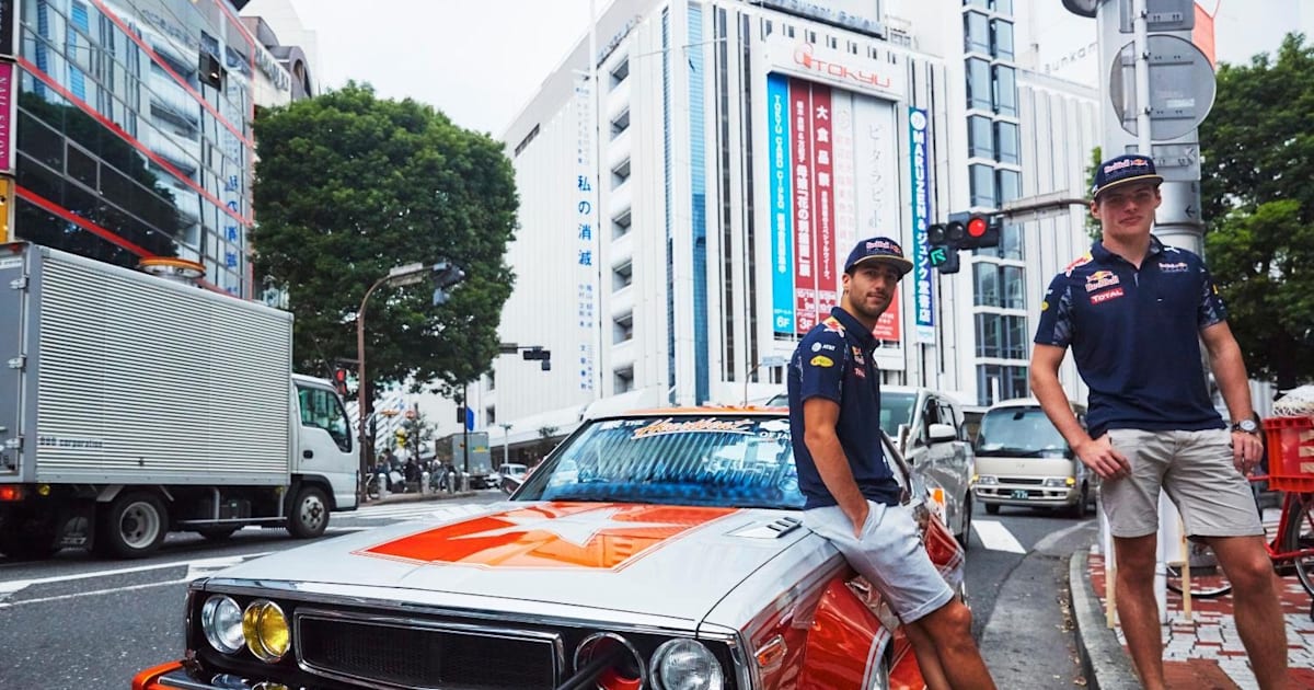 f1 racer in shibuya 2016 bts video