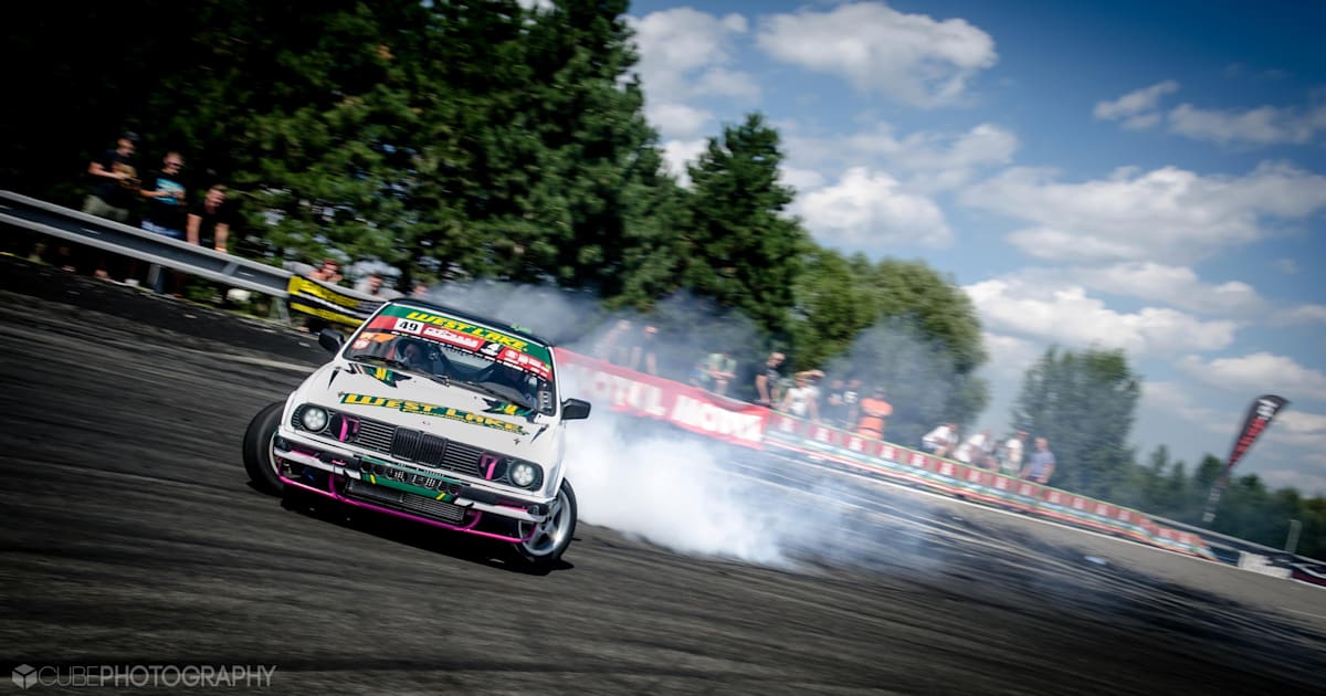 Focení driftera Lukáše Rožníčka v akci