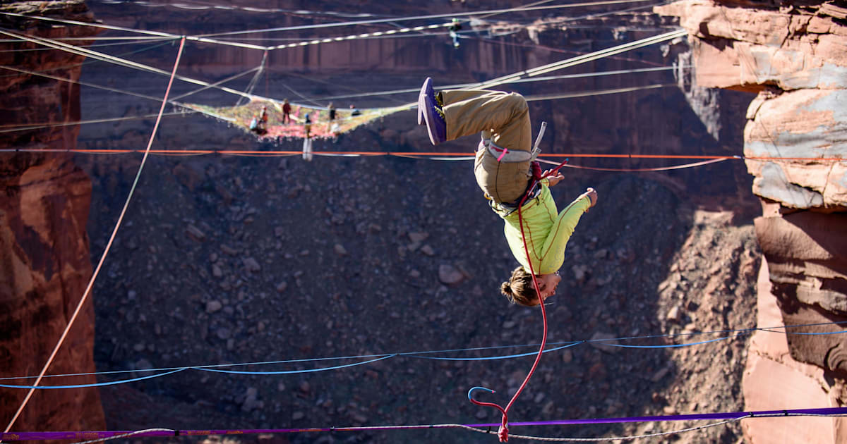 Inside look at BASE jumping and highlining in Utah