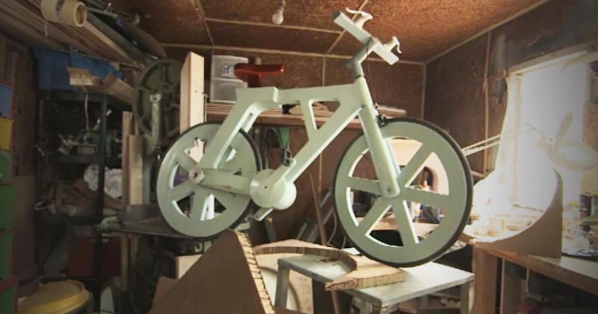 Izhar Gafni's cardboard bike project *video* | Red Bull