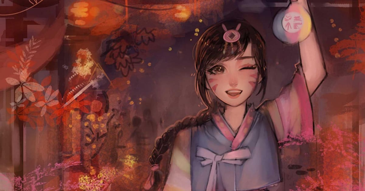 Fanart de Overwatch Matilda Vin Fiship | Red Bull Games