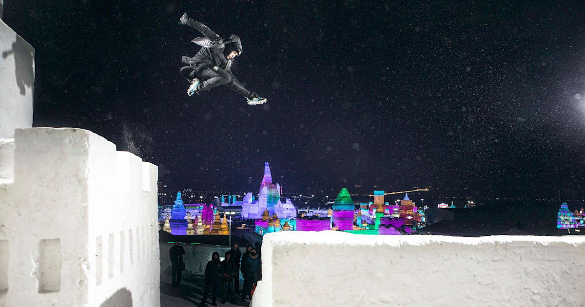 Jason Paul: Freezerunning in Harbin China - Night Clip