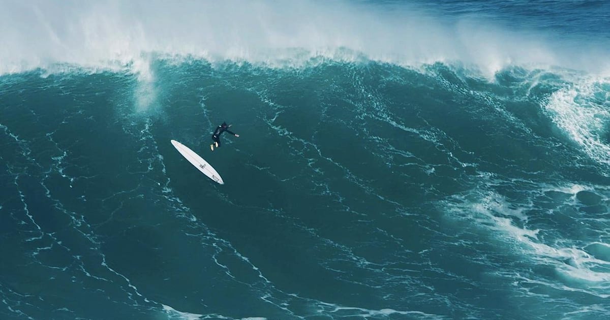Big Wave Surfing: Worst Wipeouts at Nazaré | Red Bull