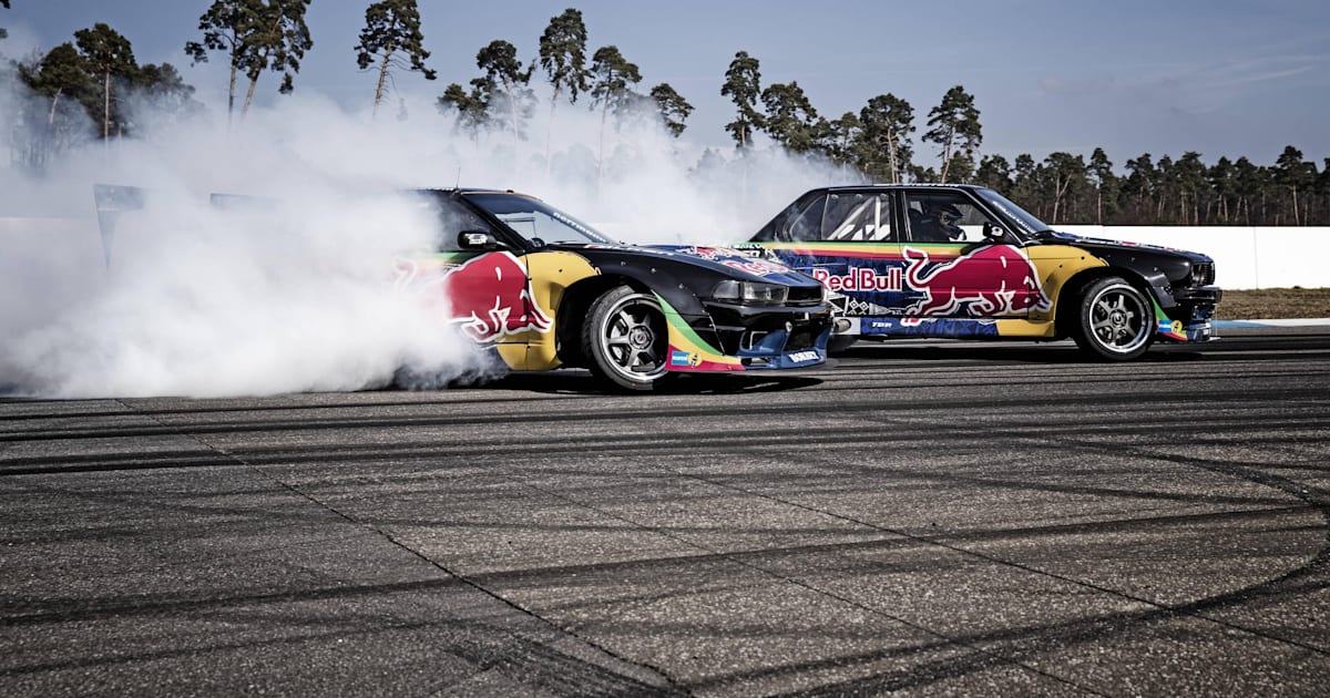 Die Red Bull Drift Brothers "in action"