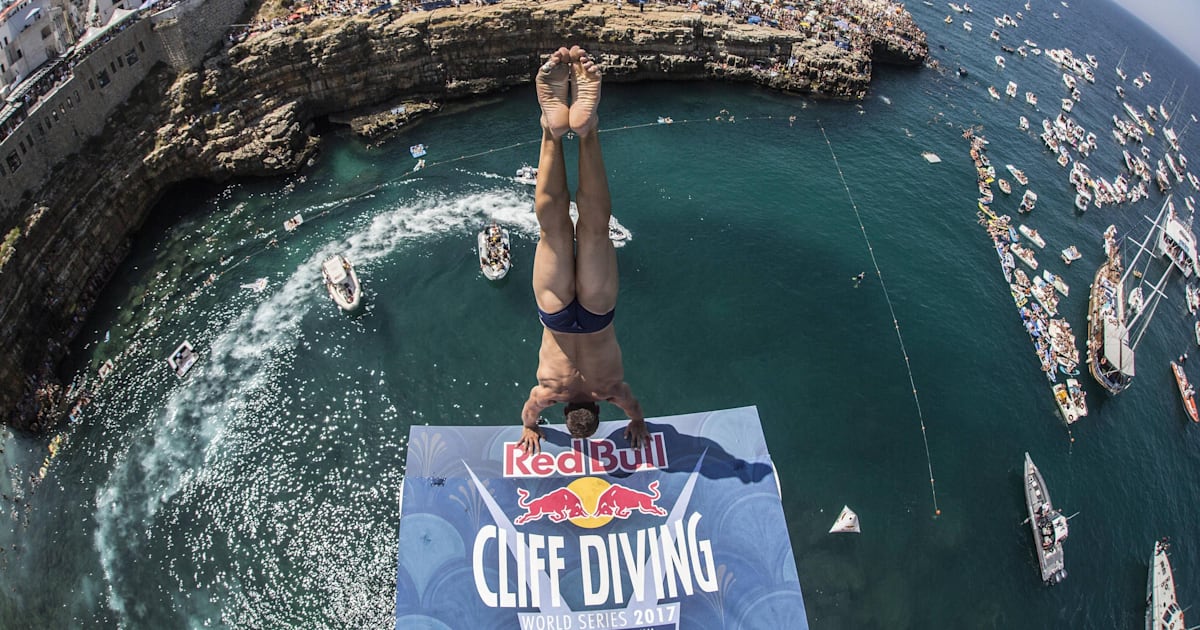 Dette er Red Bull Cliff Diving